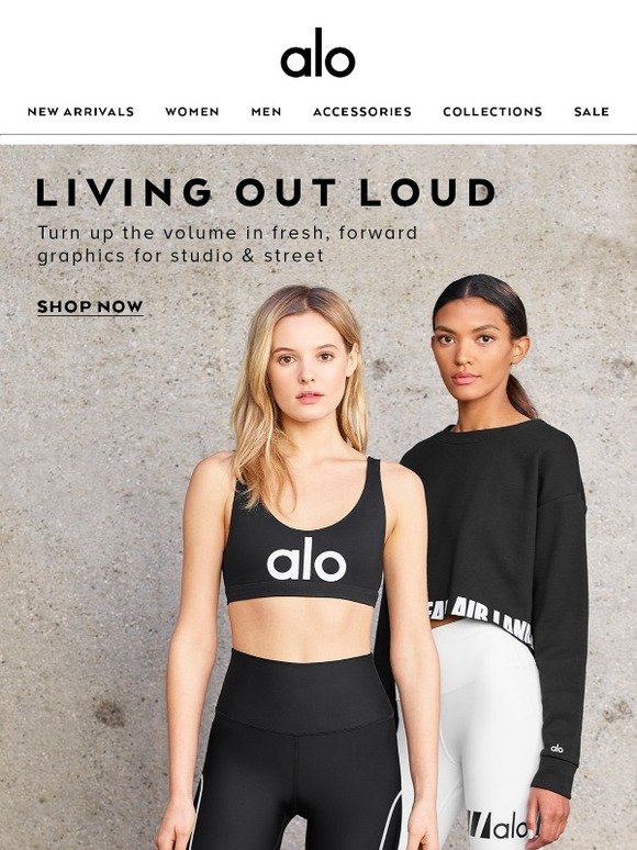 Alo Yoga: Next-Level Statement Graphics You’ll Be Wearing Everywhere ...
