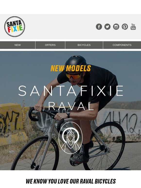 Santa Fixie: 👉 Discover the new Santafixie Raval models! | Milled