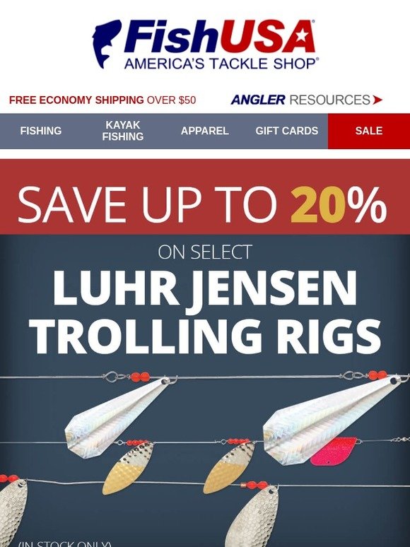 FishUSA: Saturday Savings on Luhr Jensen, Spoons & More | Milled