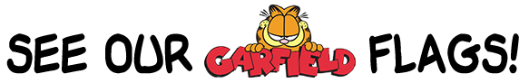 Seasons Flags: See Our Garfield Flags! | Milled