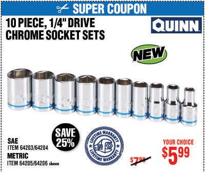 Harbor Freight: Check Out Our ALL NEW Quinn Hand Tools | Milled