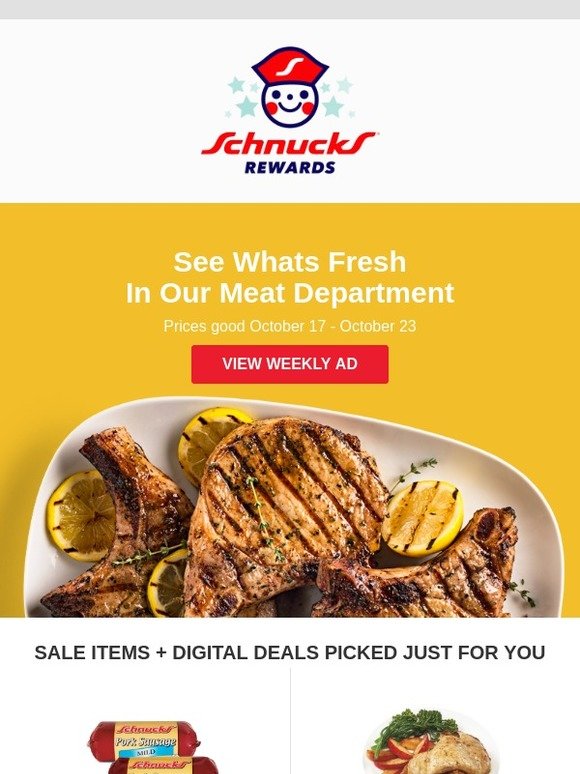 Schnucks: 🥓 Stop by the Meat Department this week! | Milled