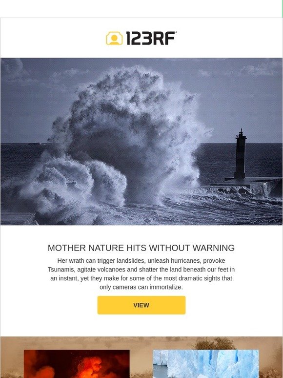 123RF: 🌪 Mother Nature’s Rage | Milled