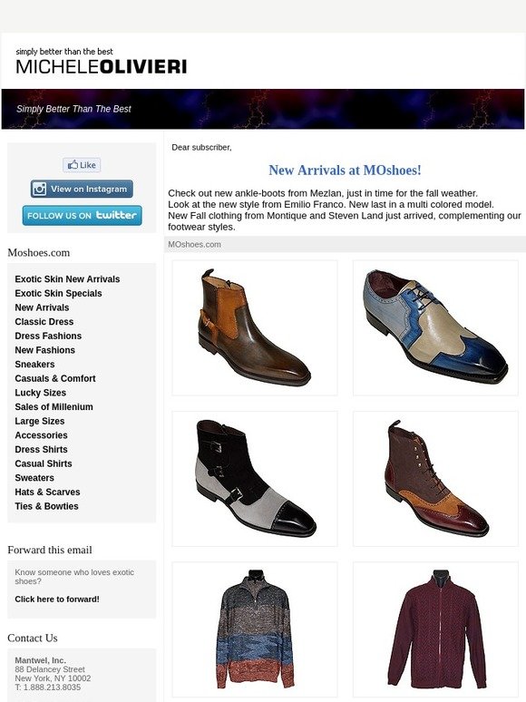 MOshoes: New Arrivals @ MOshoes.com! | Milled