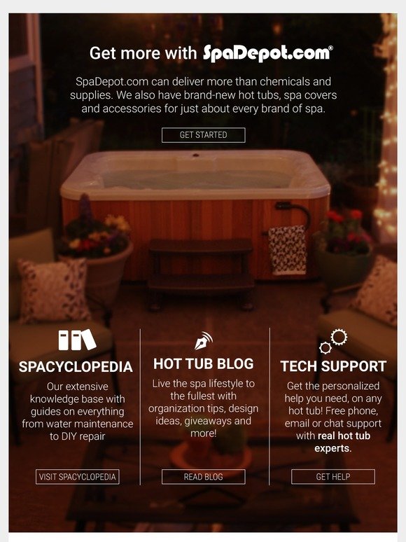 The Spa Depot: Discover the Spa Depot Difference | Milled