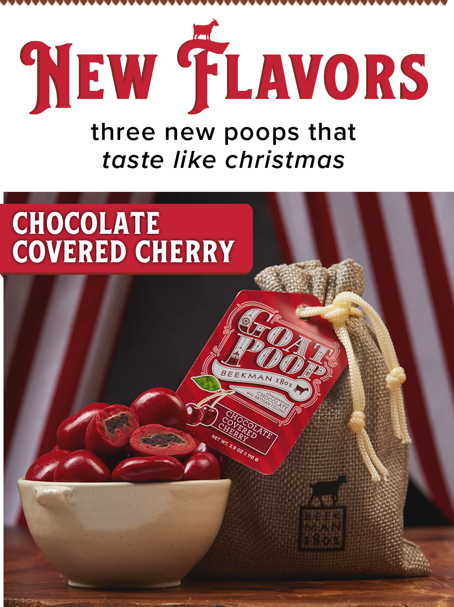 Beekman 1802: Goat Poop is back with new flavors. Taste them all today ...