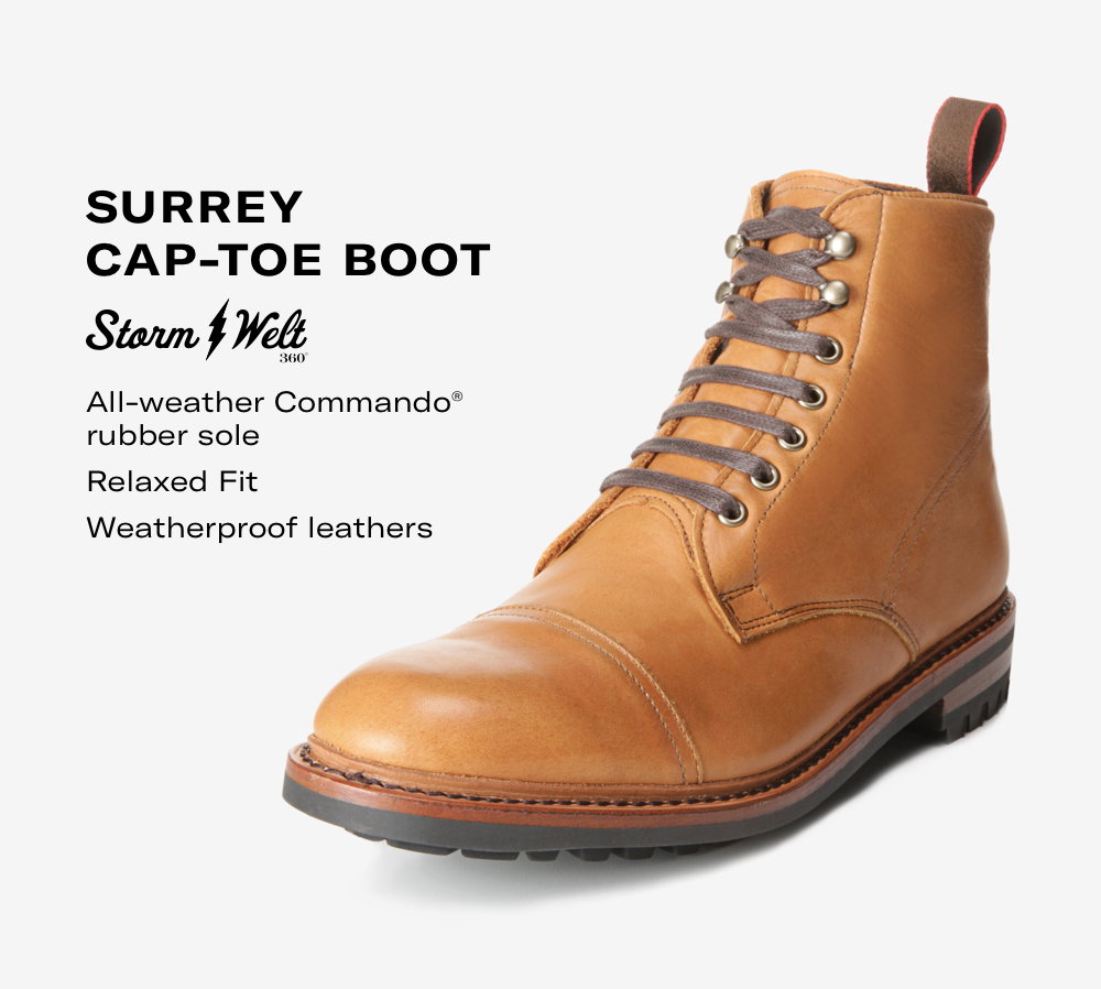 Allen Edmonds: The Surrey Cap-toe Boot | Save $100 | Milled