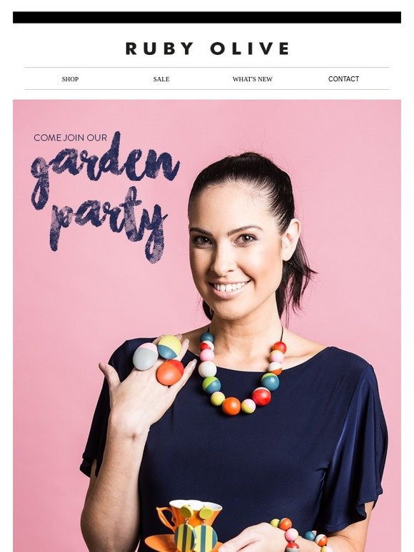 Ruby Olive: *PRE-ORDER* Garden Party | Milled