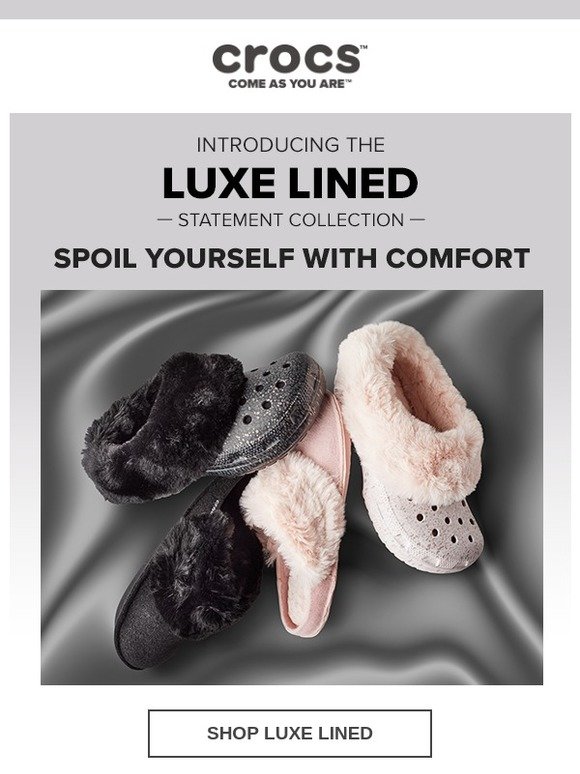 Crocs: New Arrivals: The Luxe Lined Collection | Milled
