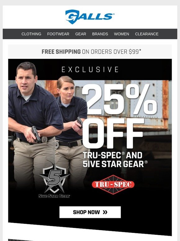 Galls: 2 Days Only! Save 25% on Tactical Gear & Apparel | Milled