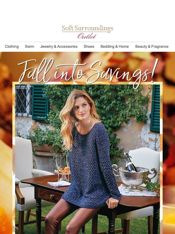 Soft Surroundings: Your size is on SALE! Items to ♥! | Milled