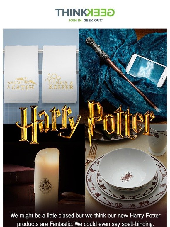 ThinkGeek: Fit for a feast in the Great Hall! New treasures from the ...