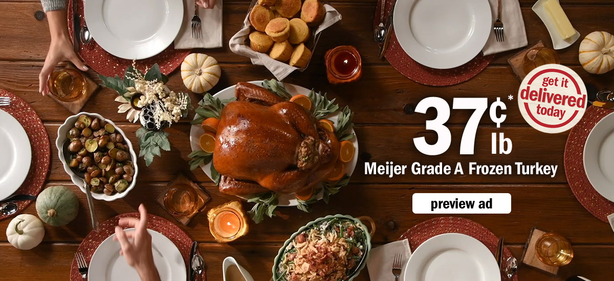 Meijer: Save big on frozen turkey + BOGO toy deals | Milled