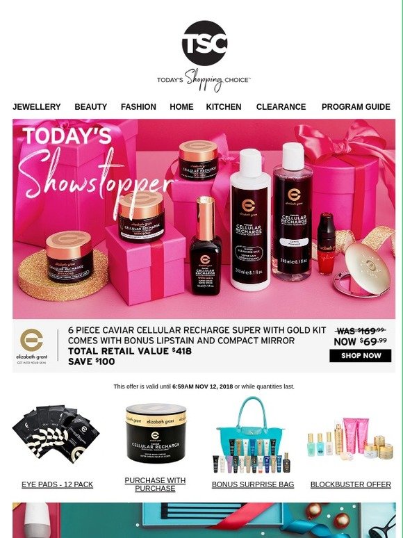 The Shopping Channel: Today's Showstopper™ - Elizabeth Grant | Milled