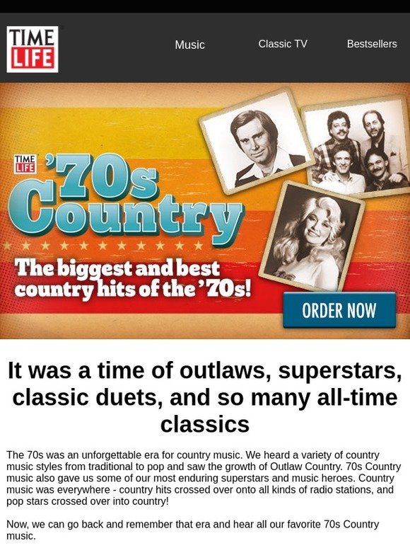 TimeLife.com: New Collection: '70s Country | Milled