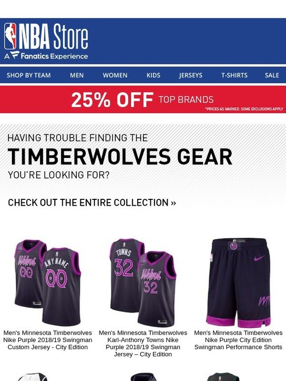 NBA Store: Rep Your Timberwolves Pride w/ These Top Picks... | Milled