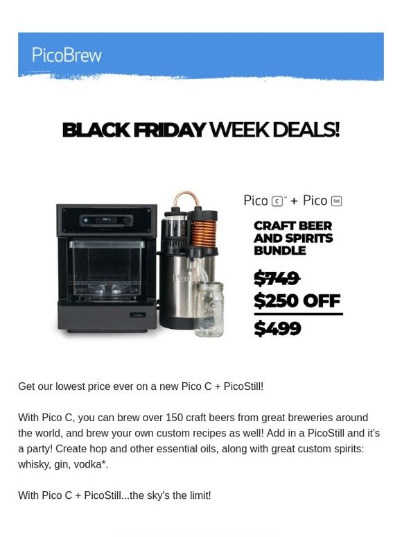 PicoBrew: Get the best price on Pico C + PicoStill and unlock a world ...