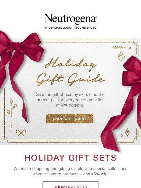 Neutrogena: Holiday gift ideas for everyone on your list – from ...