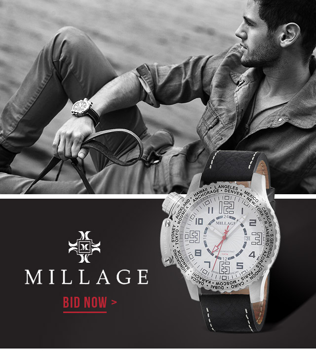 Bidz US: Millage Watches Starts From $1! | Milled