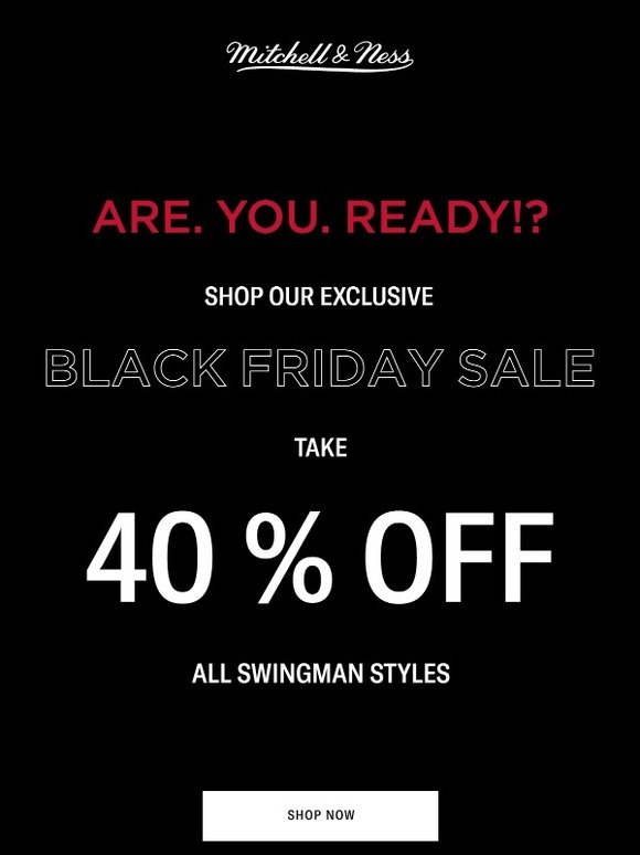 Mitchell & Ness: Start your carts! Pre-Black Friday sale starts now ...