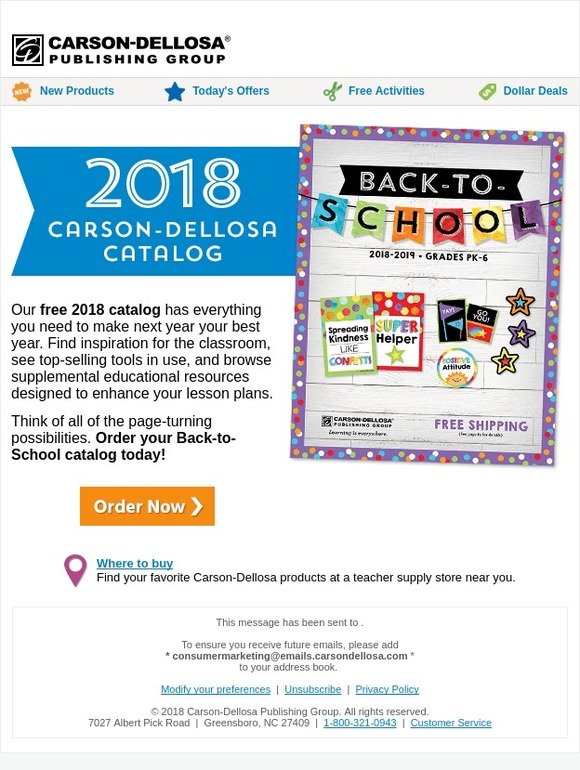 Carson-Dellosa Education: Order Your Carson-Dellosa Catalog Today | Milled
