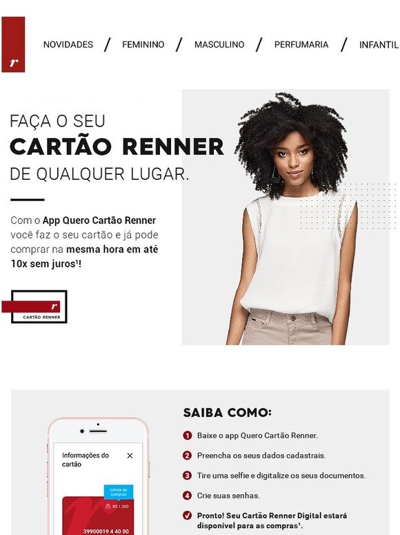 Renner: Ficou mais fácil fazer o seu Cartão Renner. | Milled