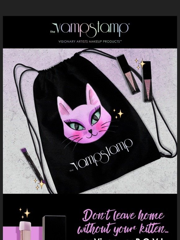 Vamp Stamp: GWP! Bring your kitten with you everywhere 💜 💜 😻 😻 | Milled