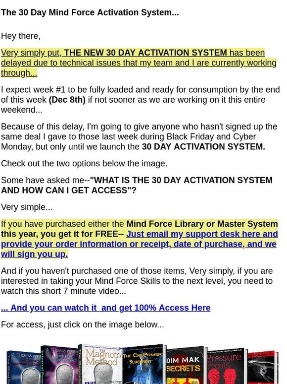 Chi Power Secrets: 30 Day Mind Force Activation System UPDATE | Milled