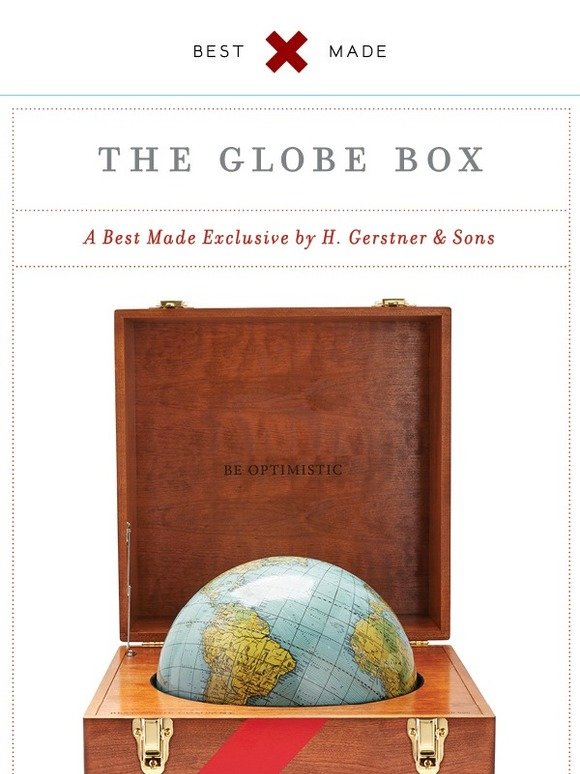 Best Made Company: Introducing: The Globe Box | Milled