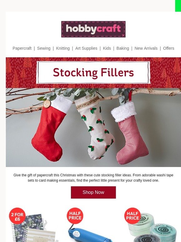 Hobbycraft: Papercraft Gifts Under £10 | Milled