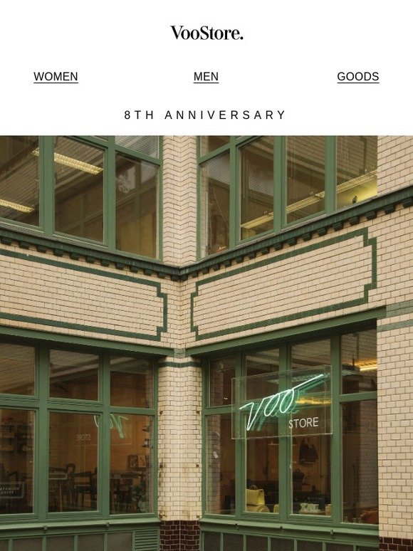 VooStore: Voo Store's 8th Anniversary + 20% off | Milled