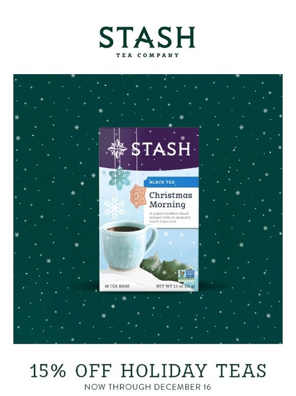Stash Tea: Save 15% off Holiday Teas | Milled