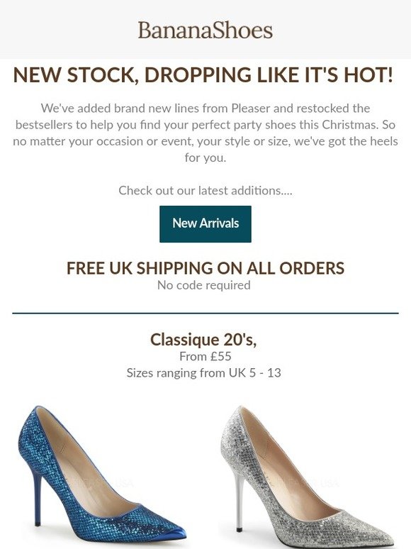 BananaShoes: New Stock, Dropping Like It's Hot! 💋 | Milled