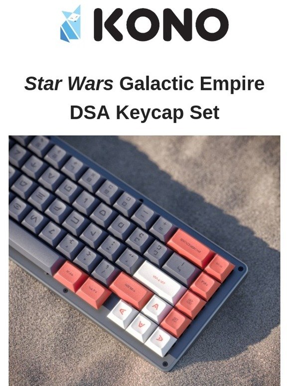 Kono Store: Star Wars Galactic Empire DSA Keycap Set is now open for ...