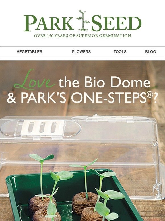 Park Seed: It only takes one step with Park Seed! | Milled
