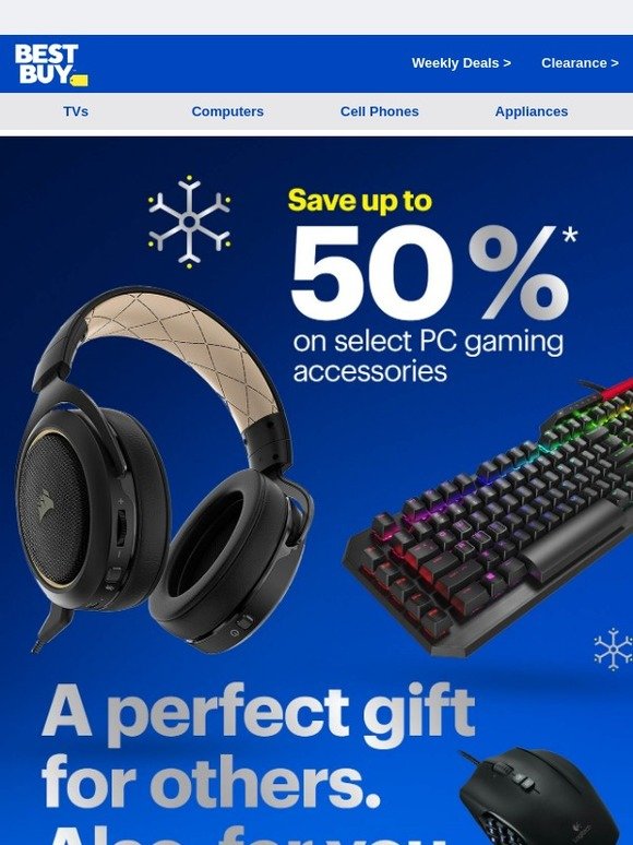 Best Buy: Save up to 50% on select PC gaming accessories. | Milled