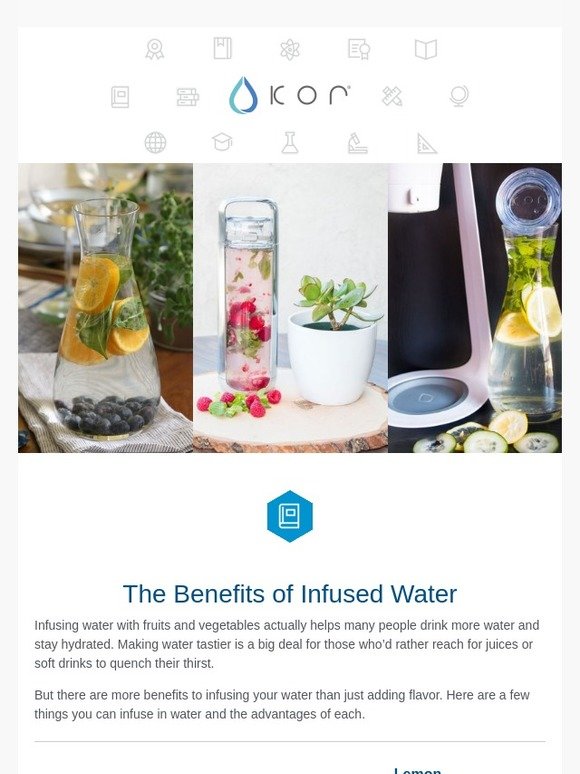 KOR Water: The Benefits of Infused Water | Milled