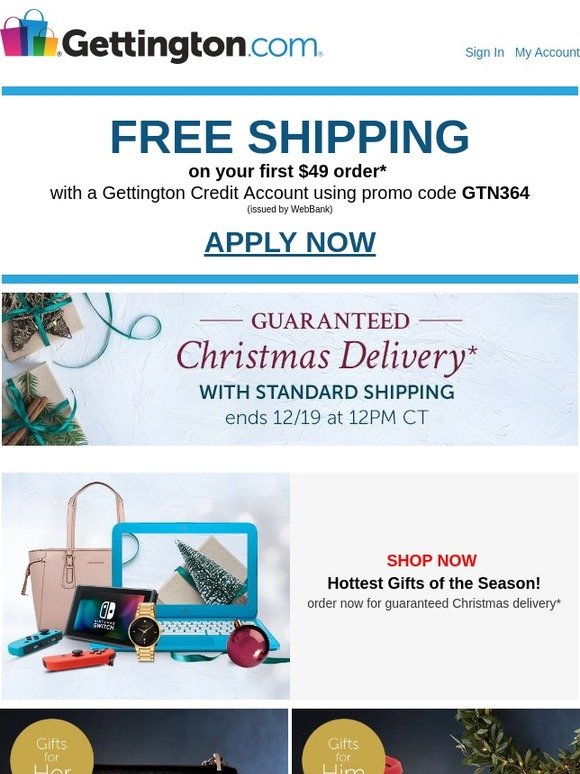 Gettington: Shop the season's hottest gifts with guaranteed Christmas ...