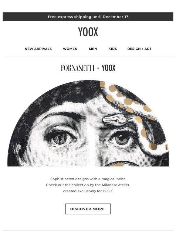 YOOX: FORNASETTI: A surreal collection created for YOOX | Milled