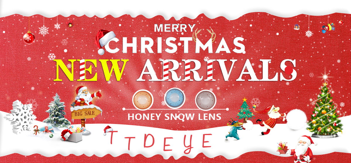 TTDEYE: New Christmas Contact lenses：Honey Snow is Coming！ Limited ...