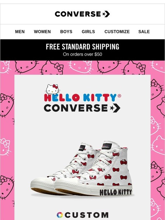 Converse: Converse x Hello Kitty Collection | Milled