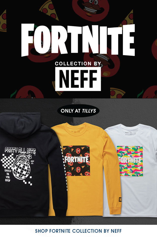 Tilly's: FORTNITE x NEFF | Hoodies & Graphics | Milled