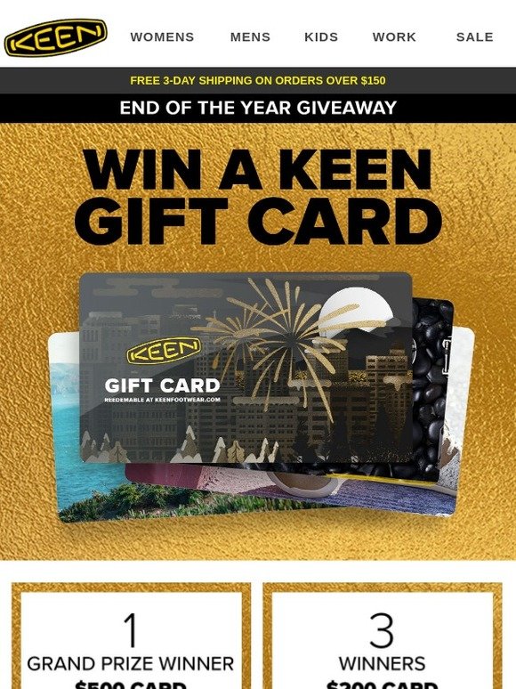 KEEN: Win a KEEN gift card 🎉 | Milled