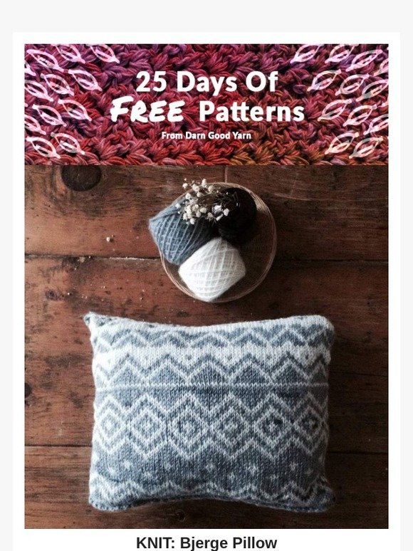 Darn Good Yarn: Our Most Popular Free Patterns | Milled