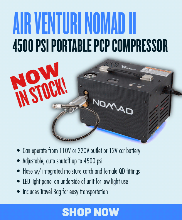 Pyramyd Air: Air Venturi Nomad II - Now in Stock | Milled