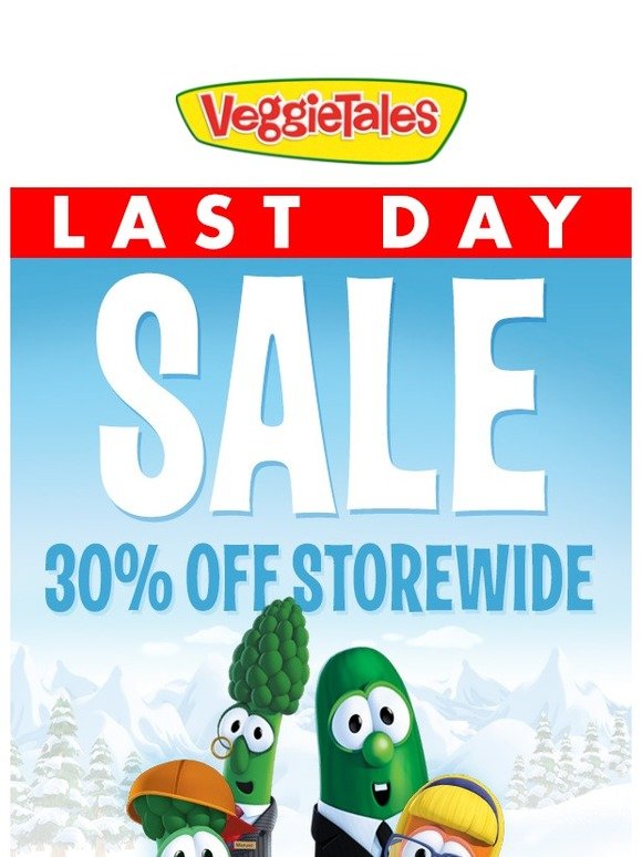 VeggieTales: 30% Off Storewide - LAST DAY! | Milled