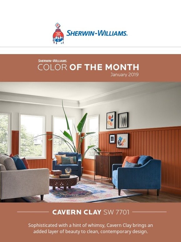 Sherwin-Williams: This month's color is Cavern Clay! | Milled