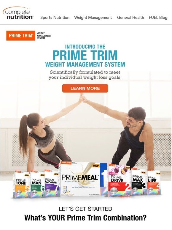 Complete Nutrition: Introducing Prime Trim! ALL New Weight Management ...