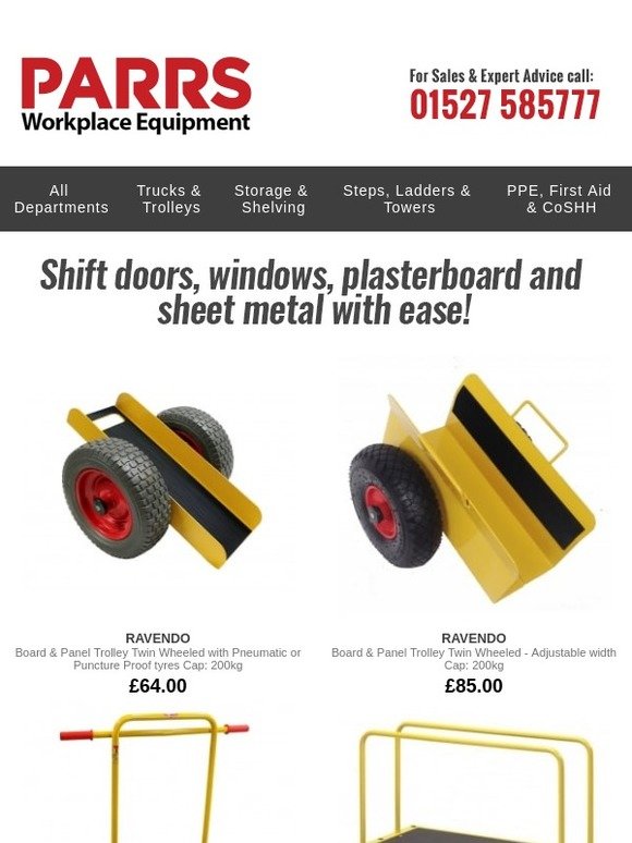 Parrs: Clever solutions for shifting boards, panels, windows & more ...