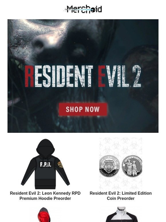 Merchoid: Resident Evil 2 Merchandise | Milled